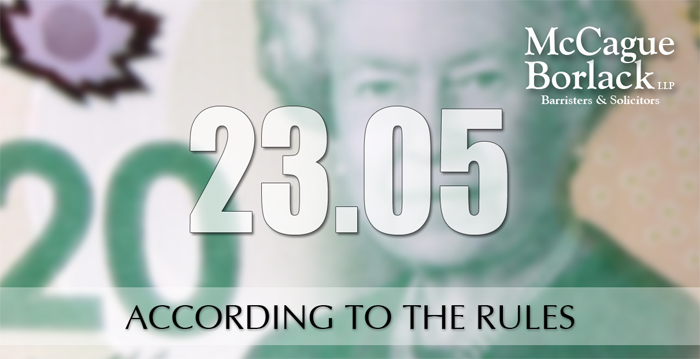 Motions for costs following discontinuance of an action pursuant to ...